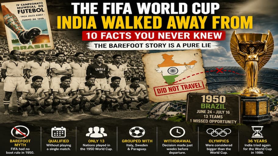 Did India ever qualify for the FIFA World Cup? 10 Facts you never knew ...