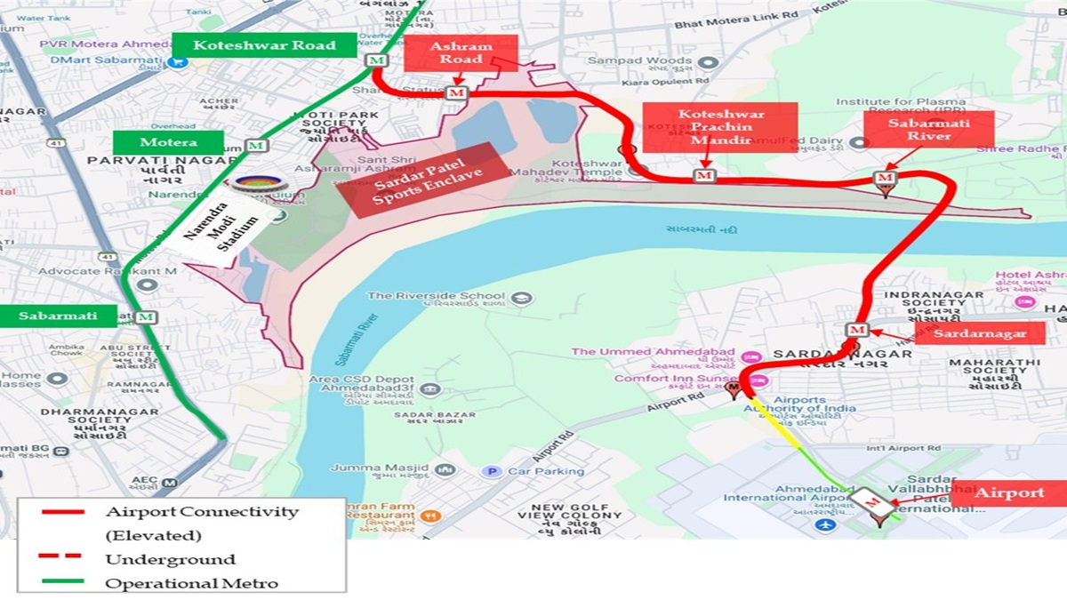 Connectivity booster for Ahmedabad as Cabinet approves 6km of ...