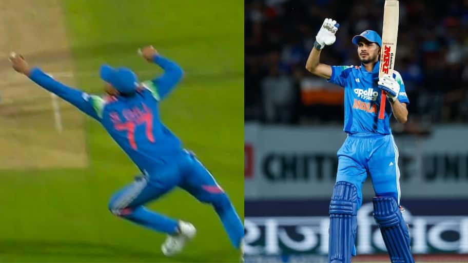 IND vs AFG 1st ODI: Shubman Gill takes stunning one-handed catch ...