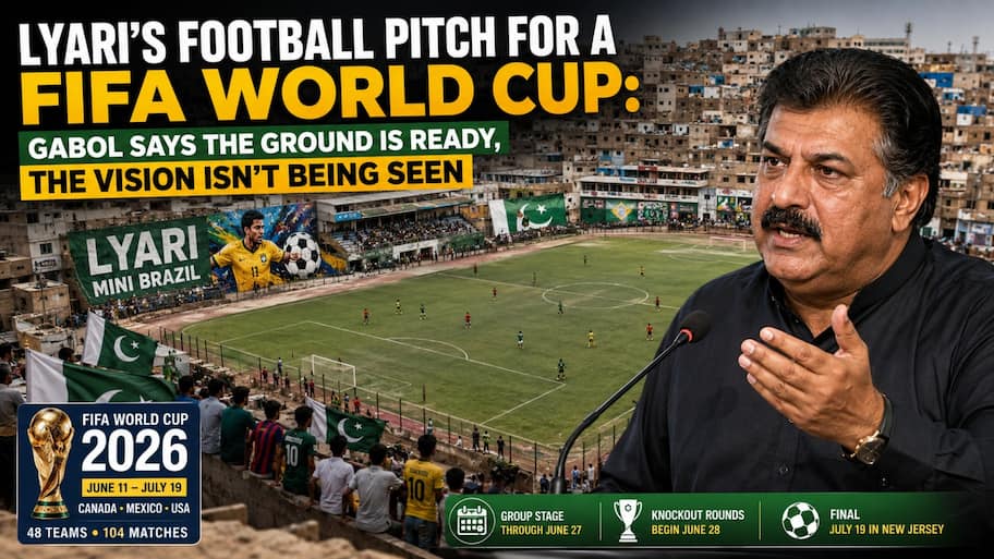 WATCH: Pakistan's Lyari ready to host FIFA World Cup, claims Jameel ...