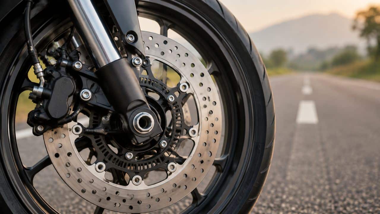 Why do motorcycle disc brakes have several tiny holes? Here’s the real ...