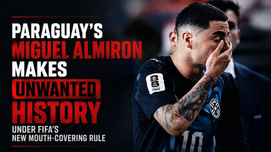 Paraguay's Miguel Almiron makes unwanted history under FIFA's new mouth ...