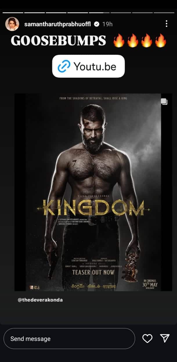 Rashmika Mandanna To Karan Johar, Celebs Hail Vijay Deverakonda’s Kingdom Teaser: 'Something ...