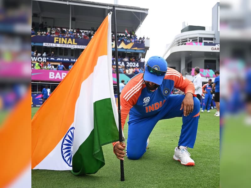 Team India's Triumphant Celebration After Winning The T20 World Cup ...