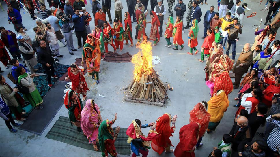 Lohri celebrated with traditional fervour and gaiety - In Pics | India ...