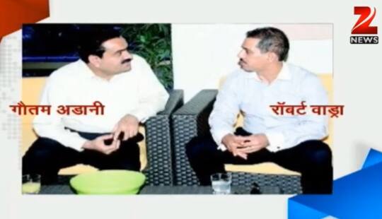 When Rahul Gandhi`s brother-in-law Robert Vadra met Gautam Adani ...