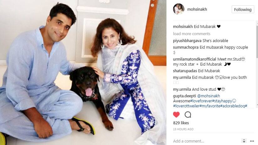 Urmila Matondkar and hubby Mohsin Akhtar Mir celebrate a peaceful Eid ...