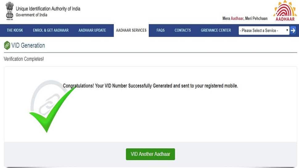 How to generate Aadhaar Virtual ID online –Step by step guide ...