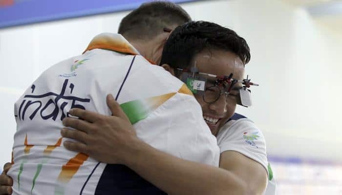 Jitu Rai wins India`s first gold at Incheon | India@Asiad News | Zee News