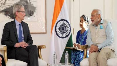 Watch Video: Apple CEO Tim Cook meets PM Narendra Modi | Companies News ...