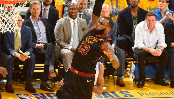 King Lebron James rules the court in heroic Game One defeat | Other ...