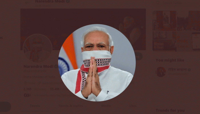Coronavirus: PM Narendra Modi changes his Twitter profile picture ...
