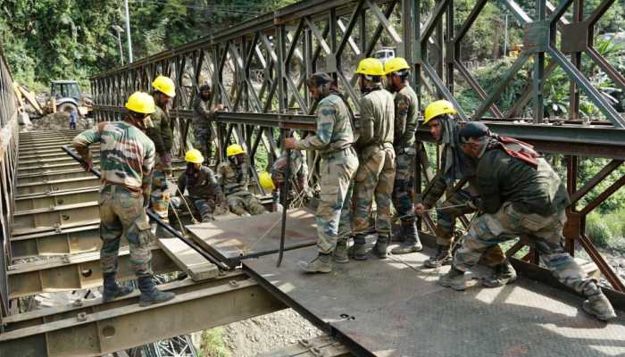 BRAVO! Indian Army reconstructs bridge and restores connectivity on NH ...