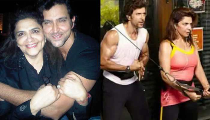 Hrithik Roshan's mother Pinky Roshan's intense workout at 68 is ...