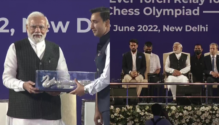 PM Modi launches historic torch relay for the 44th Chess Olympiad ...