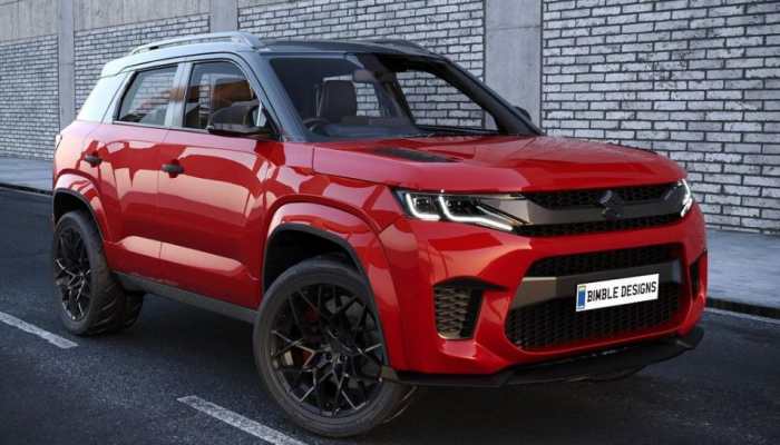 THIS digitally modified Maruti Suzuki Brezza has Range Rover Sport ...