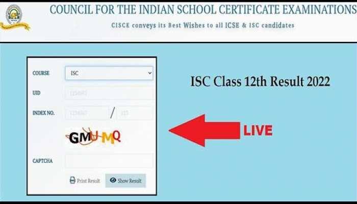 CISCE Result 2022 LIVE UPDATES: ISC class 12th results DECLARED at ...