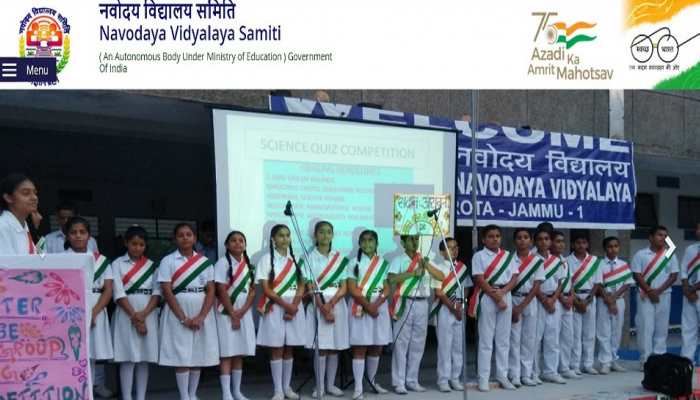 JNV Admission 2022-23: Apply for Jawahar Navodaya Vidyalayas Class 11 at navodaya.gov.in, direct ...