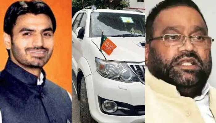Shrikant Tyagi got MLA sticker for car from Swami Prasad Maurya: Noida ...