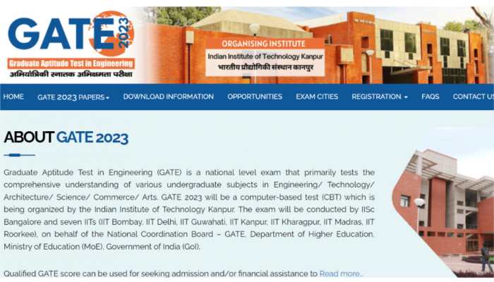 GATE 2023 registration begins TODAY at gate.iitk.ac.in- Here’s how to ...