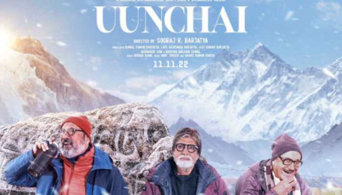 Amitabh Bachchan shares new poster of his upcoming film 'Uunchai' | Movies News | Zee News