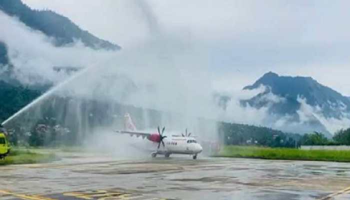 Alliance Air's Dornier D-28 aircraft lands successfully at Ziro ALG in ...
