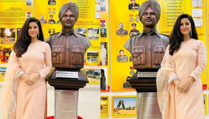 Nimrat Kaur attends inaugural ceremony of late father Major Bhupender ...