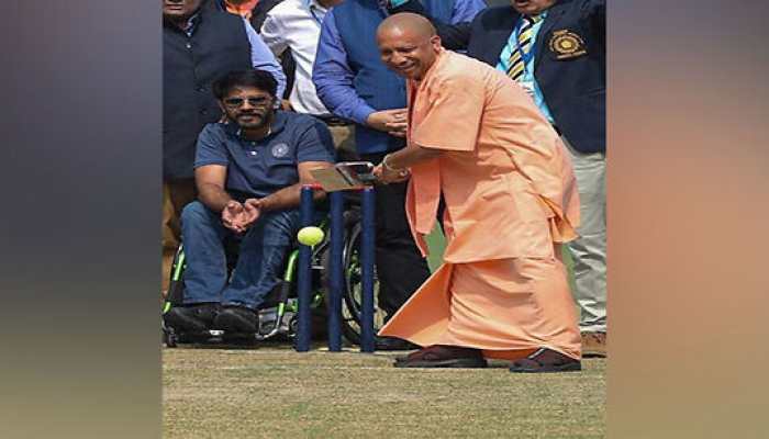 Viral Video: UP CM Yogi Adityanath plays cricket after inaugurating ‘Sardar Patel National ...