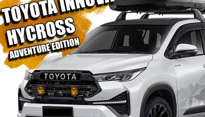Toyota Innova Hycross Adventure Edition rendered digitally with ...