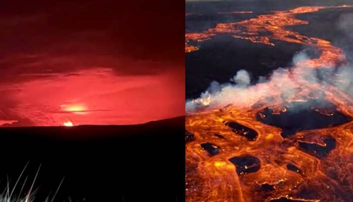 World's largest active volcano Hawaii's Mauna Loa erupts after 39 years, pictures surface ...