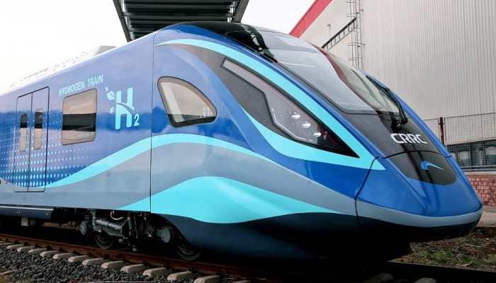 China launches its first semi high-speed hydrogen train, gets 600km ...