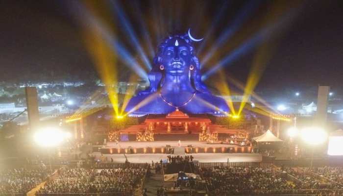 112-ft tall Adiyogi Shiva statue unveiled at Isha Foundation premises ...