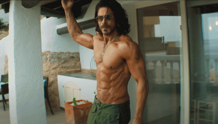 Shah Rukh Khan's Pathaan crew lifts him up in unseen photo from film ...