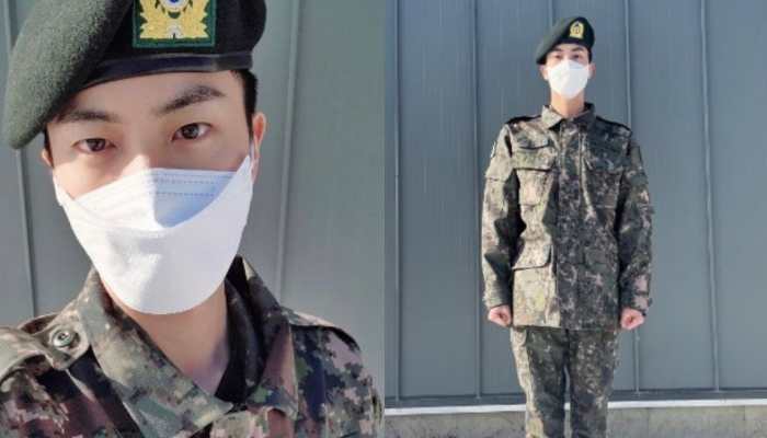 BTS singer Jin’s first glimpse after joining military service goes ...