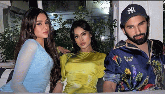 Ajay Devgns Daughter Nysa Devgn Turns Up Mercury In Sexy Of Shoulder
