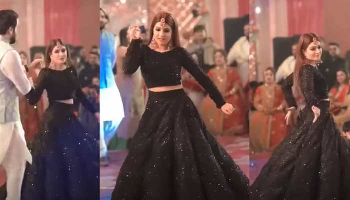 Pakistani Girl's Sensational Dance in Black Lehenga on Nora Fatehi's ...