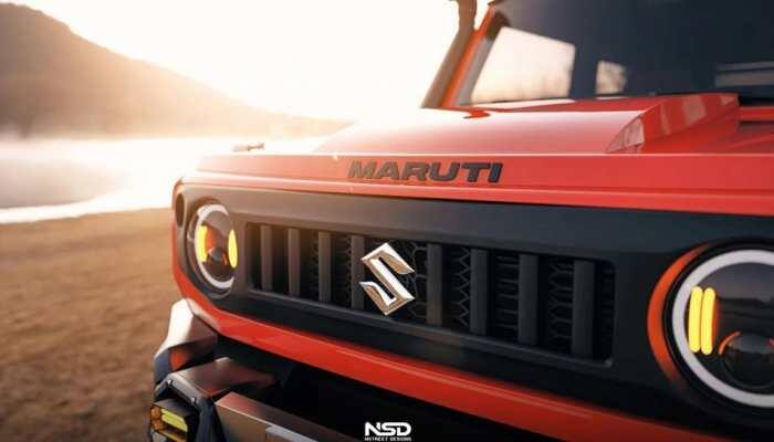Modified Maruti Suzuki Jimny SUV Looks Rock Solid in Red Paint, Big ...