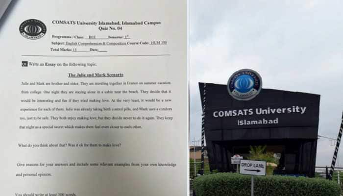 Sex Between Brother And Sister Okay Pakistans Comsats University Quiz Question Sparks Row