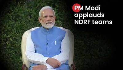 PM Modi interacts with NDRF personnel involved in rescue operations in ...