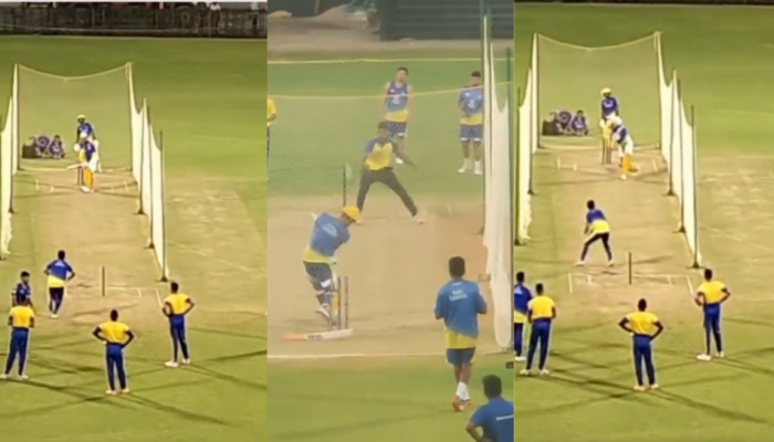 Watch: Vintage MS Dhoni Smashes Towering Sixes In CSK's Nets Sessions ...