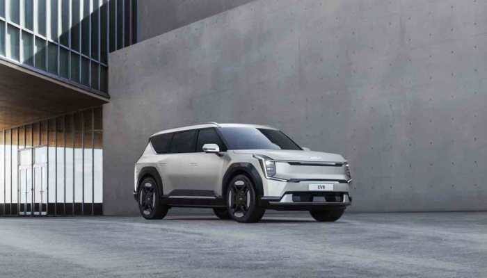 Kia EV9 Electric SUV Unveiled Ahead Of Launch, Gets Futuristic Design ...