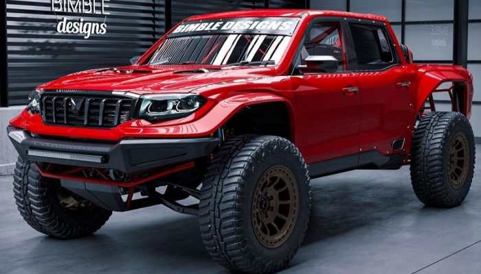 Mahindra Scorpio-N Imagined As Pickup Truck, Features V8 Engine: See ...