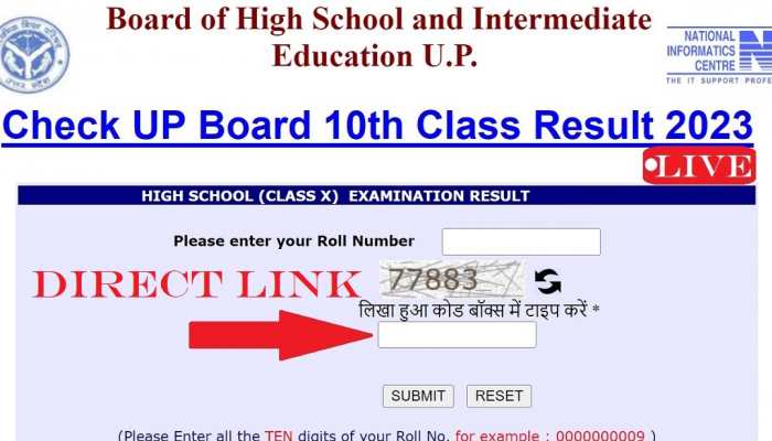 upresults.nic.in, UP Board 10th Result 2023 (Announced) LIVE: Top 10 ...