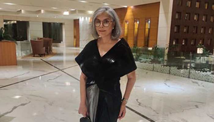 Zeenat Aman Exudes Elegance In Black Bodycon Dress, Meets Uorfi Javed ...