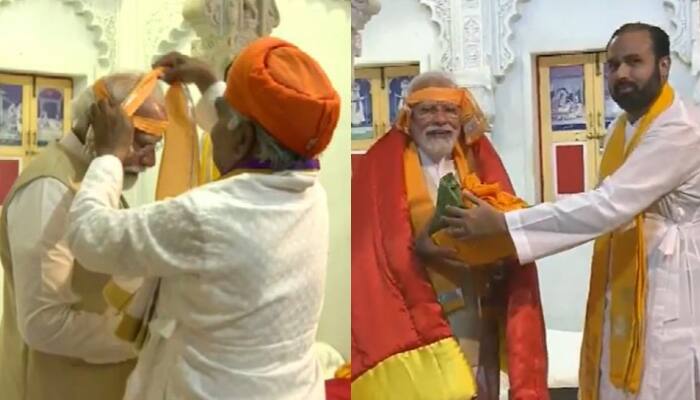 PM Modi Begins One-Day Rajasthan Visit, Offers Prayers At Shrinathji Temple | India News | Zee News