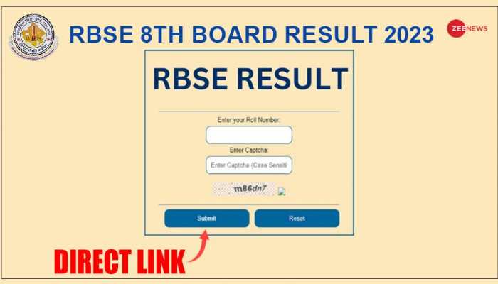 rajeduboard.rajasthan.gov.in RBSE 8th Result 2023 Declared, Direct Link ...