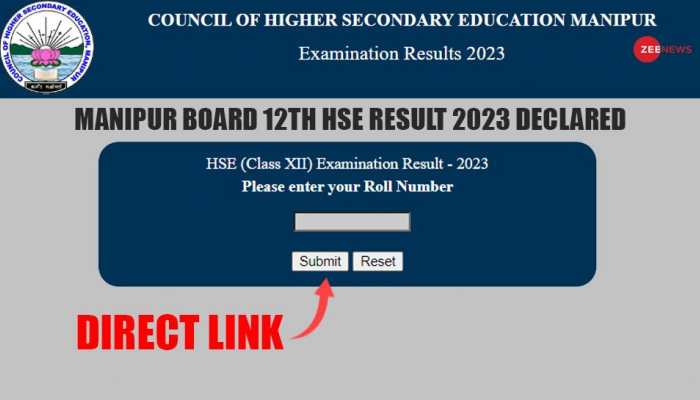 COHSEM Manipur Board HSE 12th Result 2023 Declared On manresults.nic.in ...