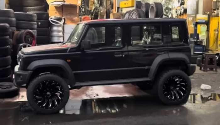 Modified Maruti Suzuki Jimny With Lift Kit & 20” Rims Is Everything And ...