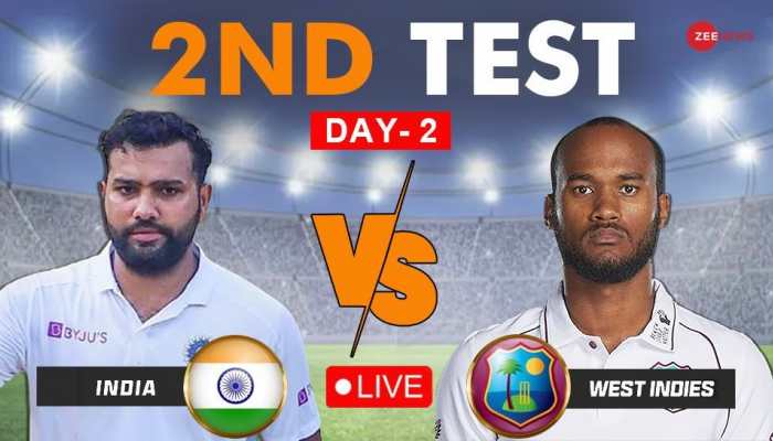 Highlights | IND VS WI 2nd Test, Day 2 Stumps LIVE Cricket Score and ...