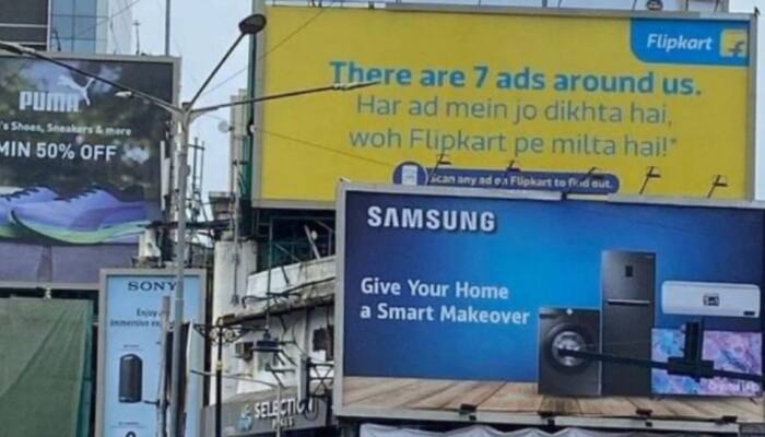 Flipkart Ad Hoarding Goes Viral With Clever And Quirky Message: See ...